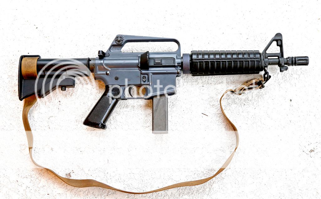 Colt 635 9mm SMG parts kit MUST SEE 7 mags, CAR stock,mag block, Colt ...