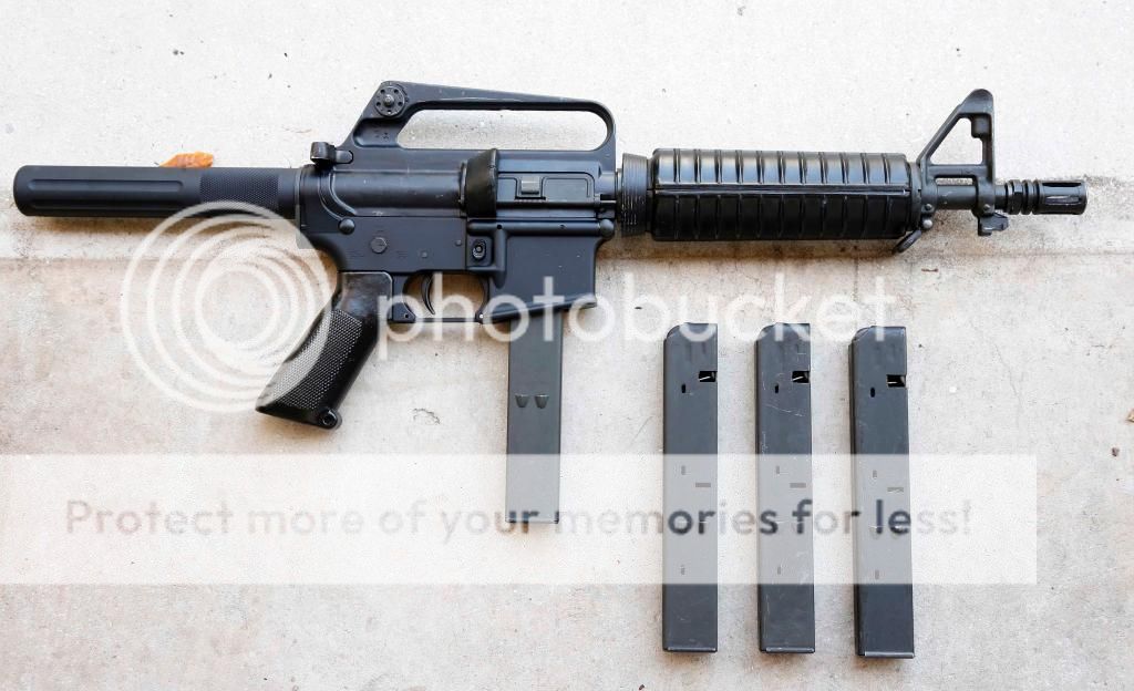 Colt 635 9mm 10" upper (on GPI or NoDak "pistol lower) trade for MP5 ...