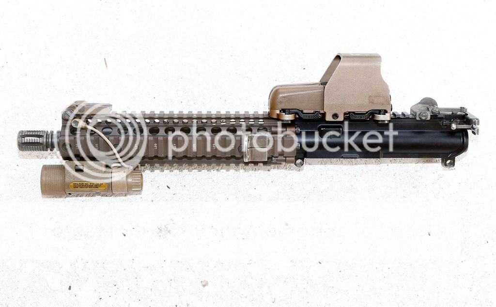 COLT MK18 Block II CQBR (with FDE DD MK18 rail and rare FDE Gen 1 LMT ...